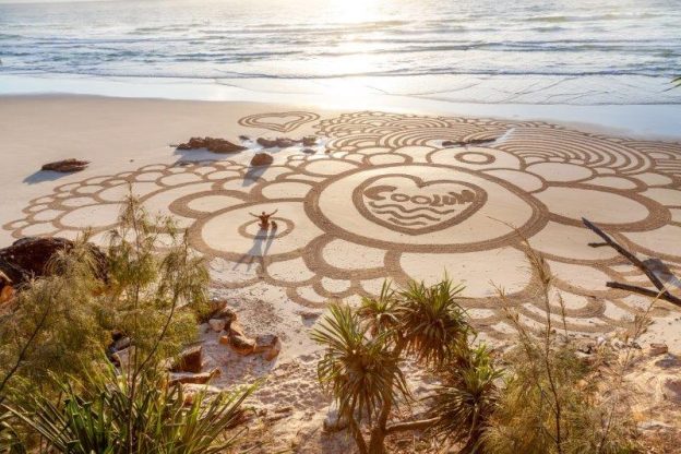 Pic of the Week: Sand Art in Coolum - Coolum Advertiser